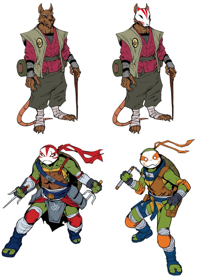 TEENAGE MUTANT NINJA TURTLES X NARUTO Comic Series Reveals New April O ...